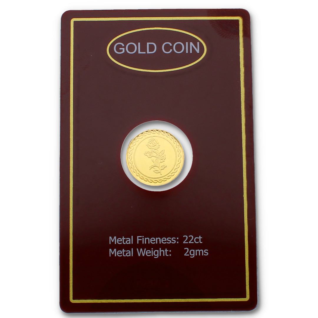 Buy Online Gold Coin 2 Grams 22KT - FKJCON22K2231 – FKJewellers UAE