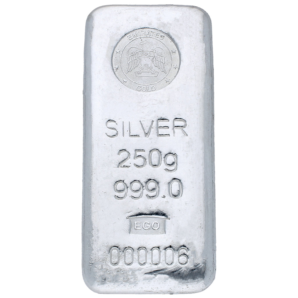 Buy Emirates Gold 250 Grams Silver Bar in 999 Silver at FKJewellers ...